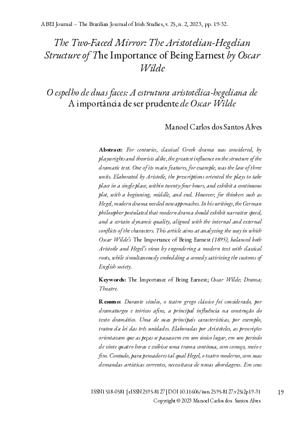 (PDF) The Two-Faced Mirror The Aristotelian-Hegelian Structure of The ...