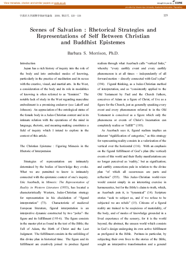 (PDF) Senes of Salvation:Rhetorical Strategies and Representations of ...
