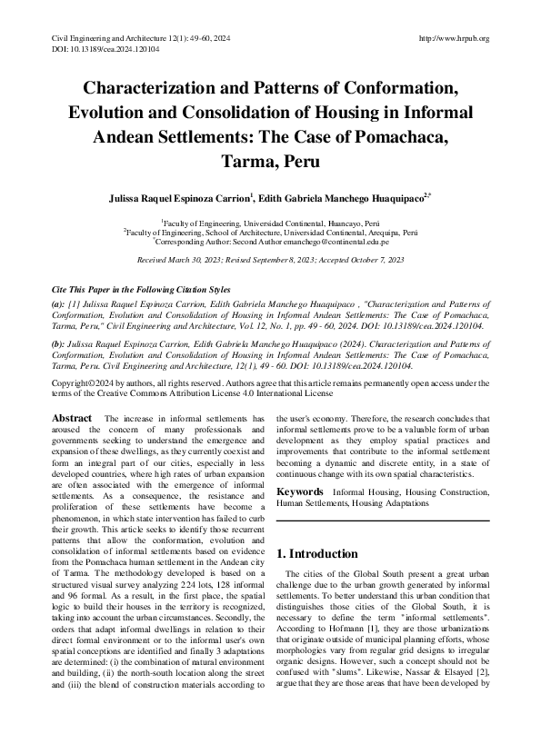 (PDF) Characterization and Patterns of Conformation, Evolution and ...