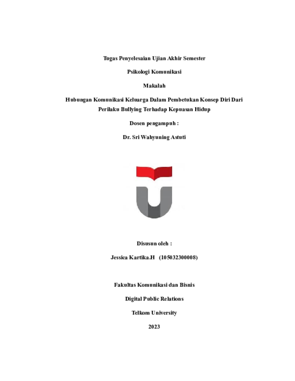 (DOC) UAS PSIKOM 13 Jessica