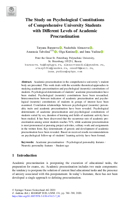 (PDF) The Study on Psychological Constitutions of Comprehensive University Students with ...