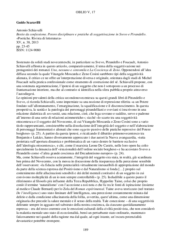 (PDF) Guido Scaravilli
