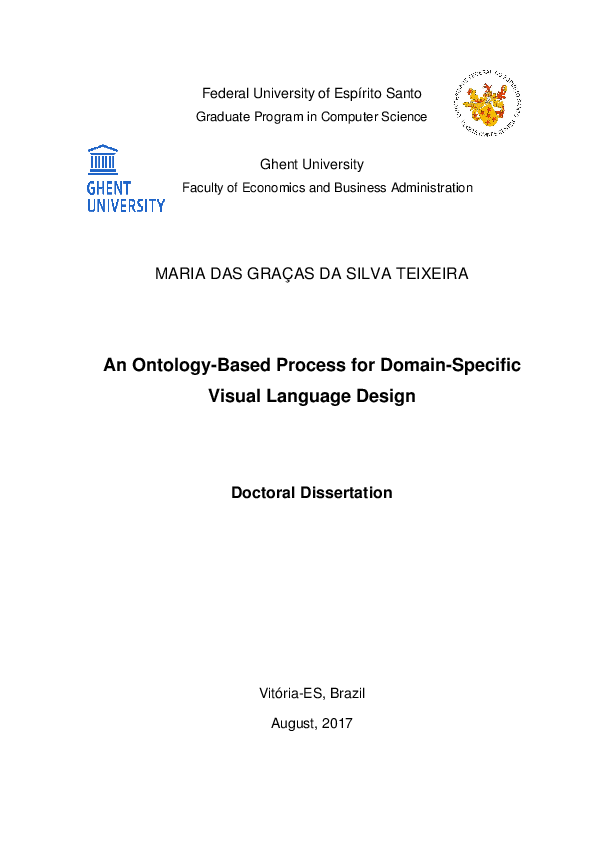 Pdf An Ontology Based Process For Domain Specific Visual Language Design Giancarlo Guizzardi