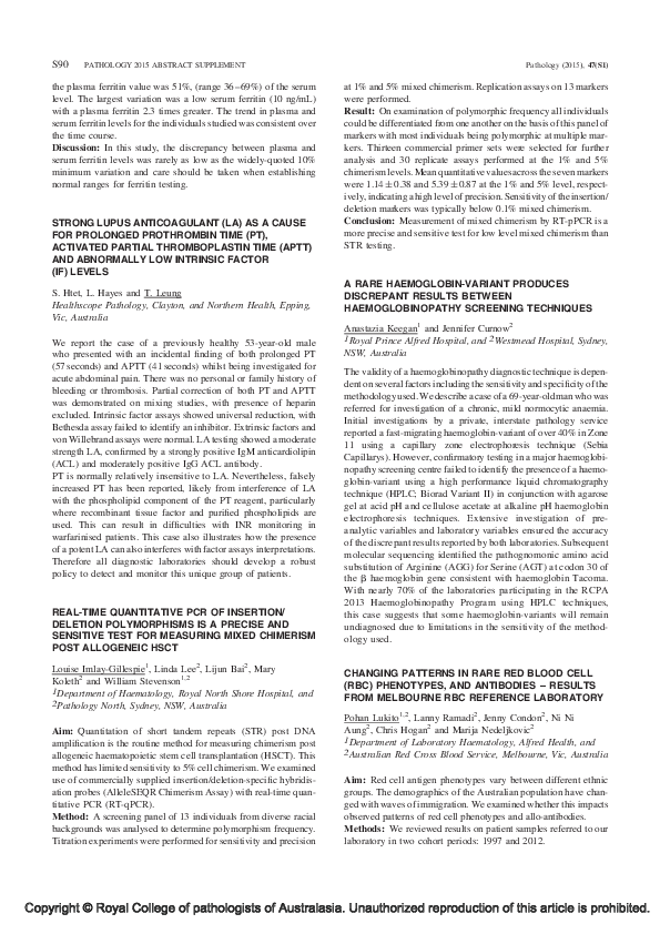 (PDF) A rare haemoglobin-variant produces discrepant results between ...