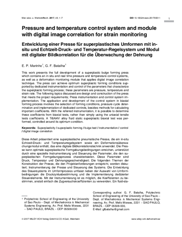 (PDF) Pressure and temperature control system and module with digital ...