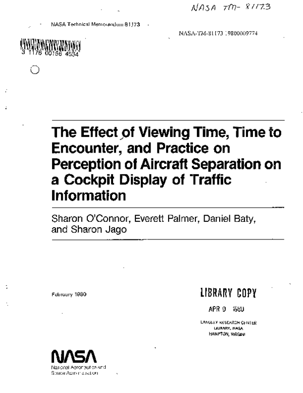 (PDF) The effect of viewing time, time to encounter, and practice on ...