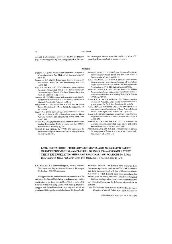 (PDF) Late Cretaceous-Tertiary Sediments and Associated Faults in ...
