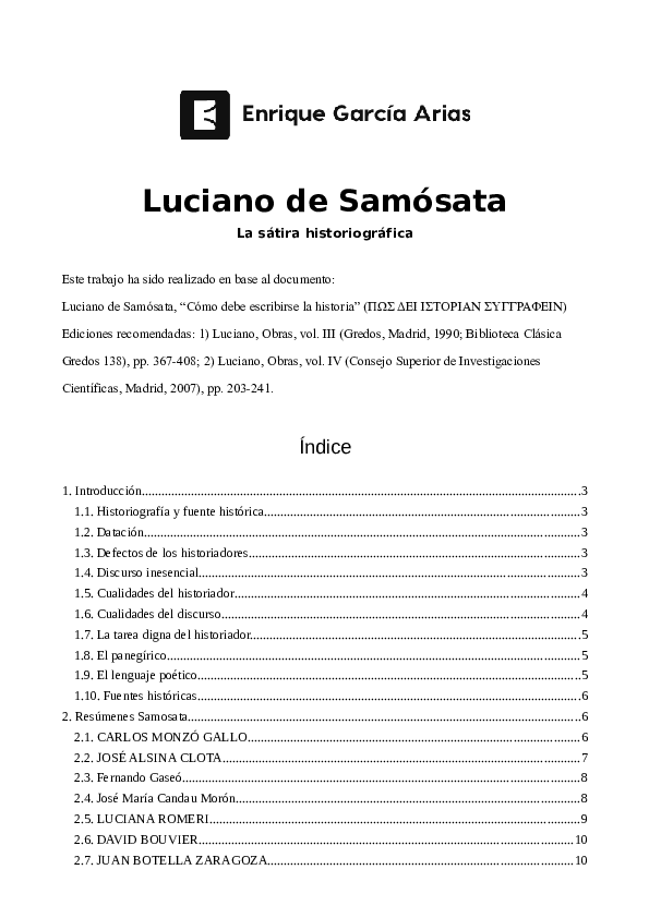 (PDF) Luciano Samosata