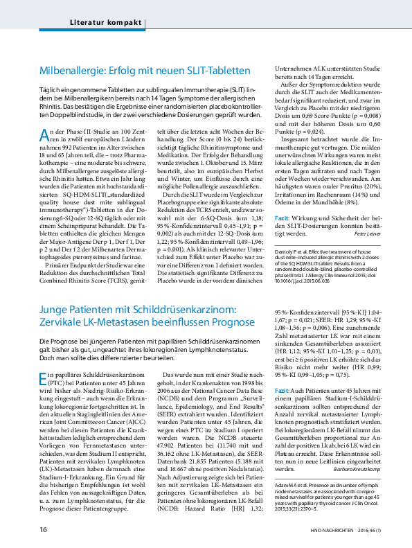 (PDF) Effective treatment of house dust mite-induced allergic rhinitis ...