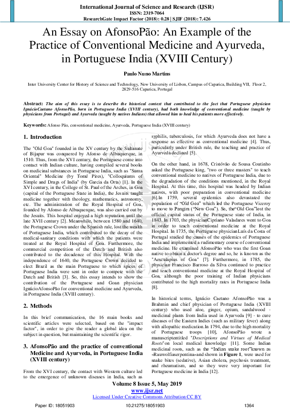 (PDF) An Essay on Afonso Pão: An Example of the Practice of ...