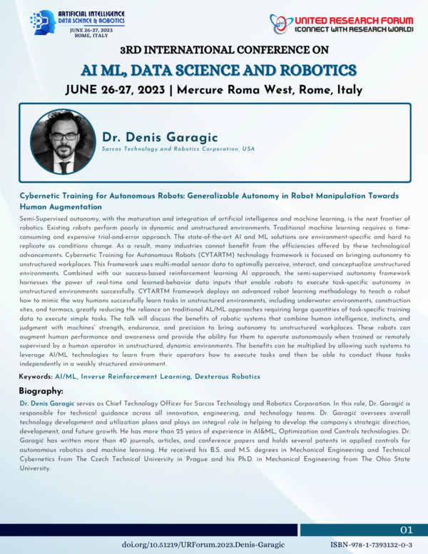 (PDF) Cybernetic Training for Autonomous Robots: Generalizable Autonomy ...