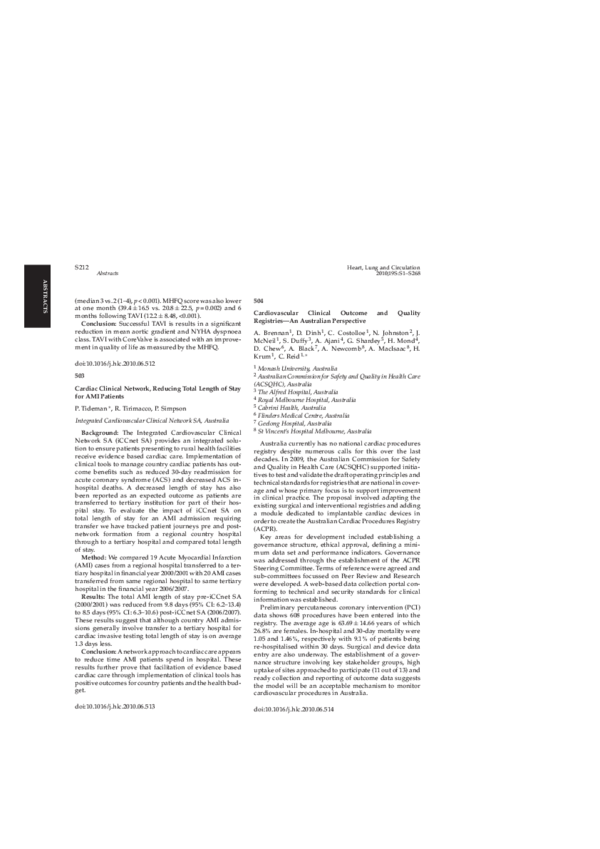 (PDF) Cardiovascular Clinical Outcome and Quality Registries—An ...