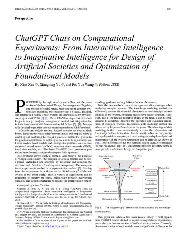 (PDF) ChatGPT Chats on Computational Experiments: From Interactive Intelligence to Imaginative ...