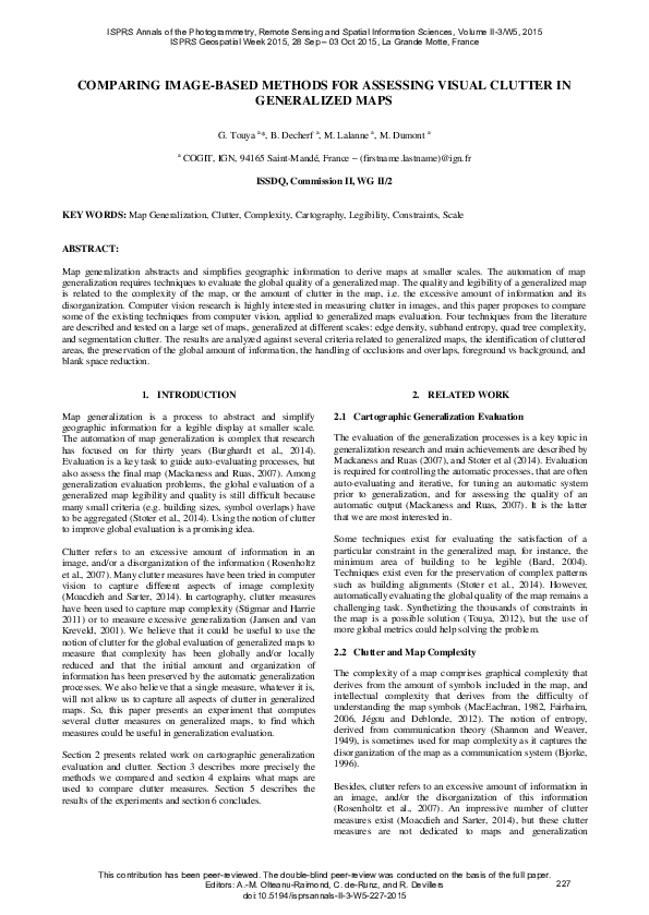 (PDF) Comparing Image-Based Methods for Assessing Visual Clutter in ...