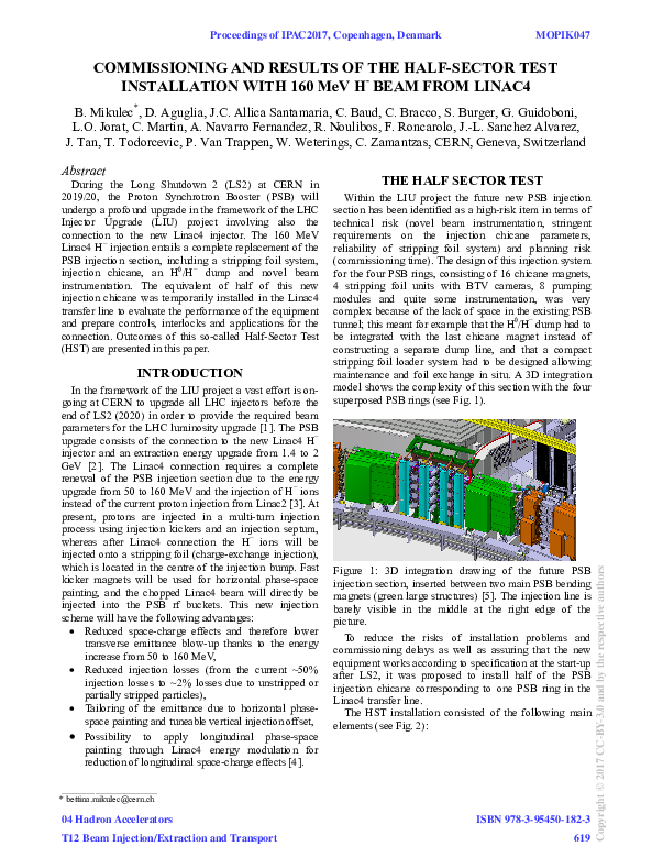 (PDF) Commissioning and Results of the Half-Sector Test Installation ...