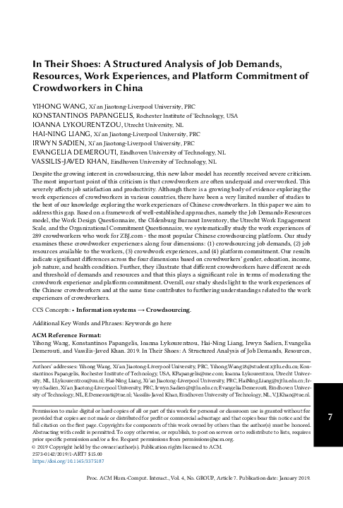 (PDF) In Their Shoes | Evangelia Demerouti - Academia.edu