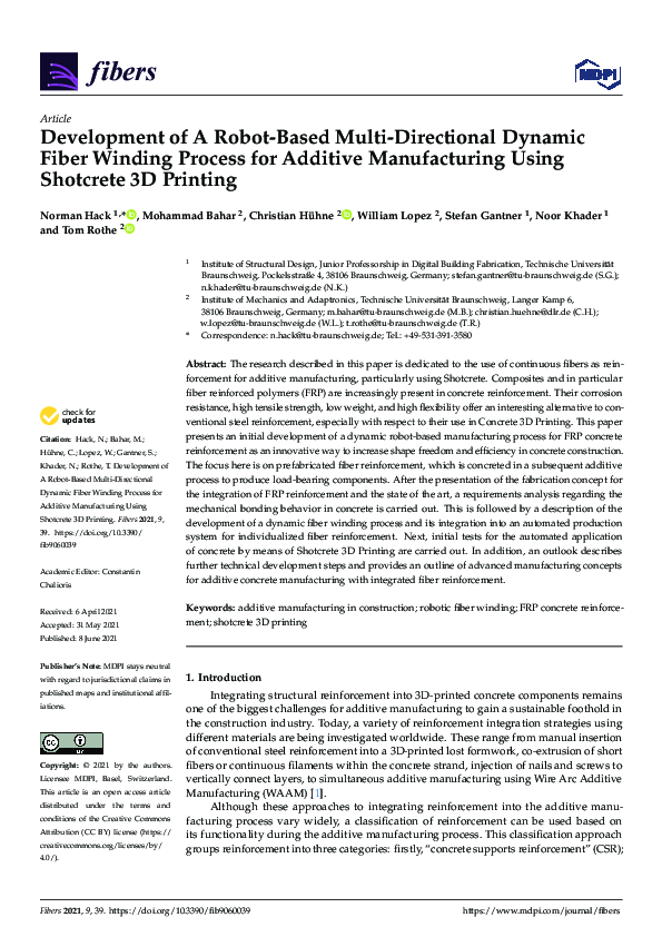 (PDF) Development of a Robot-Based Multi-Directional Dynamic Fiber ...