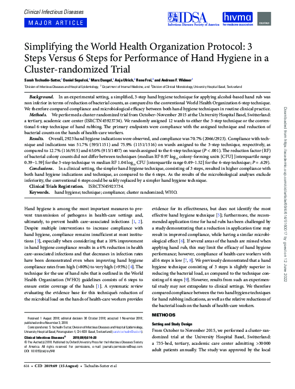 (PDF) Simplifying the World Health Organization Protocol: 3 Steps ...