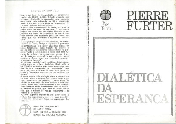 (PDF) Pierre Furter A Dialetica Da Esperanca