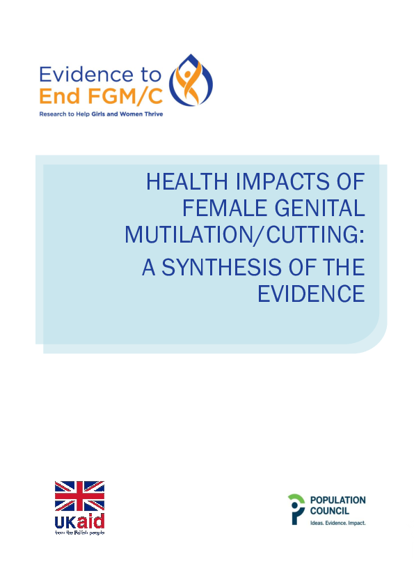 (PDF) Health impacts of female genital mutilation/cutting: A synthesis ...