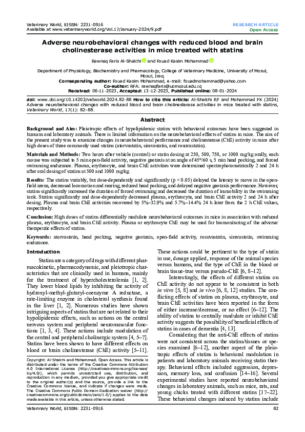 (PDF) Adverse neurobehavioral changes with reduced blood and brain ...