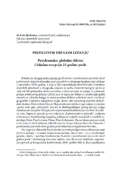 (PDF) Predgovor drugom izdanju