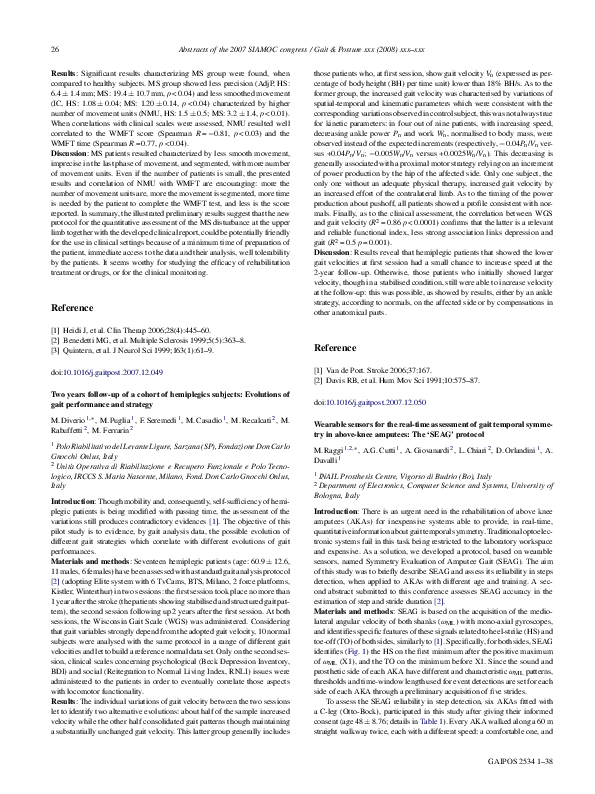 (PDF) Wearable sensors for the real-time assessment of gait temporal symmetry in above-knee ...
