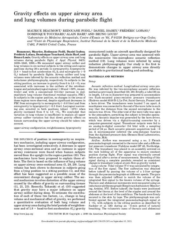 (PDF) The Sleep Supine Position Has a Major Effect on Optimal Nasal ...