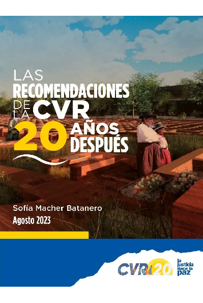 (PDF) Las recomendaciones de la CVR 20 anos despues Sofia Macher