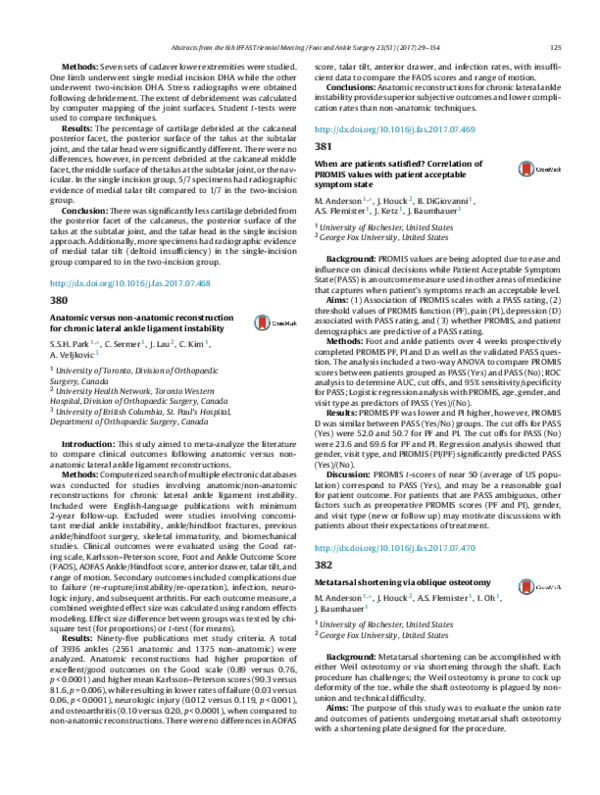 (PDF) When are patients satisfied? Correlation of PROMIS values with ...