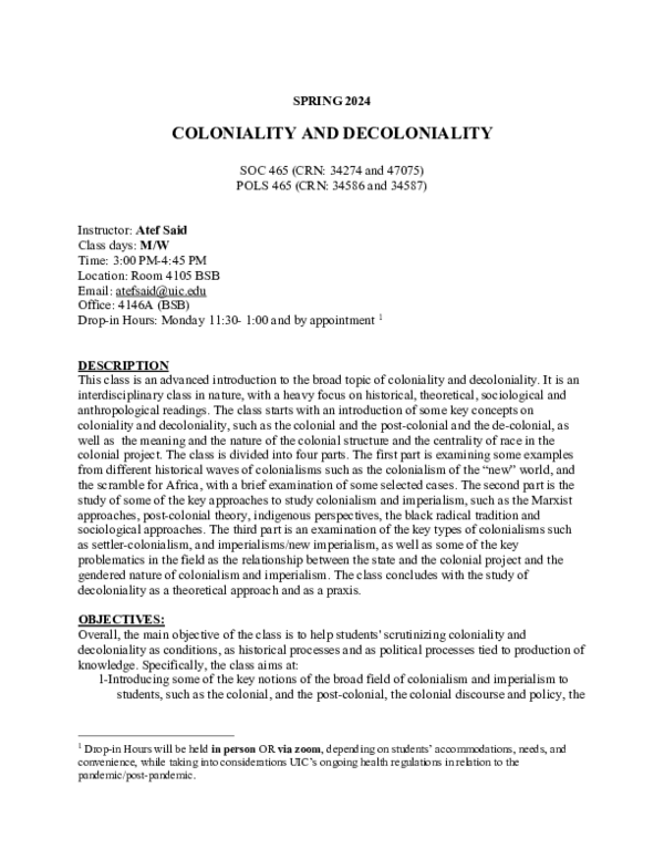 (PDF) COLONIALITY AND DECOLONIALITY