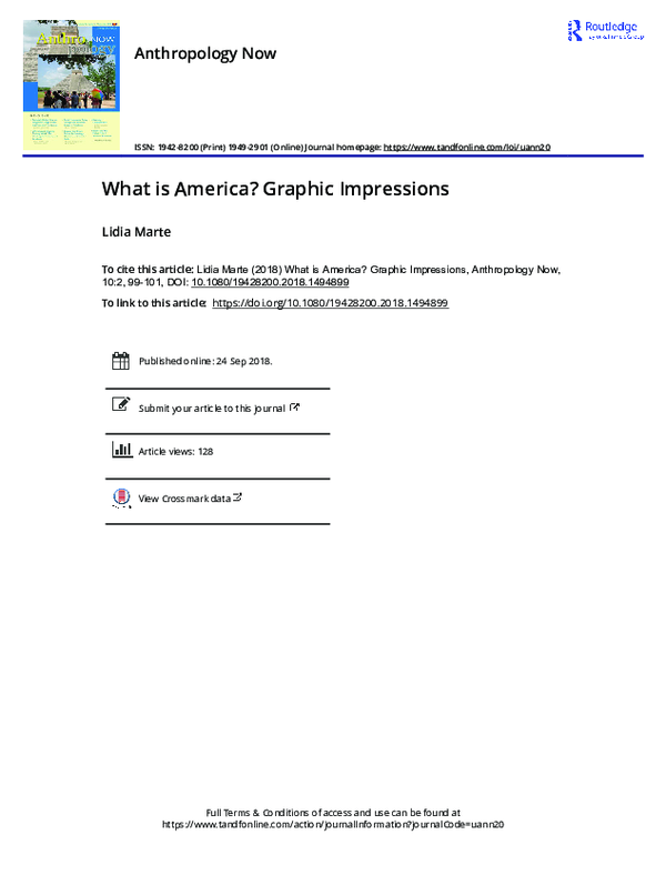 (PDF) What is America? Graphic Impressions