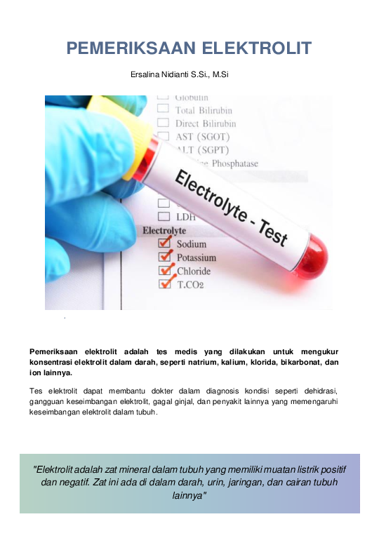 (PDF) PEMERIKSAAN ELEKTROLIT