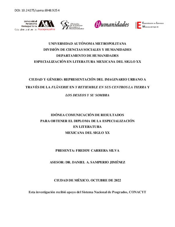 (PDF) Ciudad y género: representación del imaginario urbano a través de ...