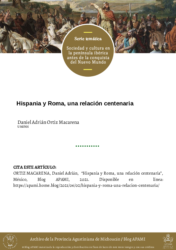 (PDF) Daom hispania y roma