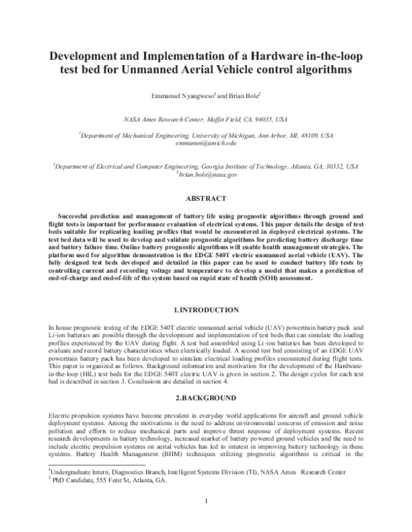 (PDF) Development and Implementation of a Hardware In-the-Loop Test Bed ...