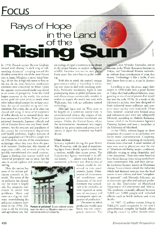 (PDF) Rays of hope in the land of the rising sun