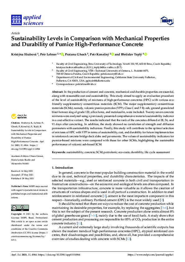 (PDF) Sustainability Levels in Comparison with Mechanical Properties ...