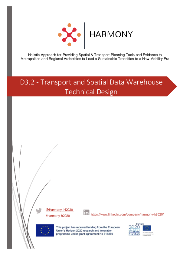 (PDF) Transport and Spatial Data Warehouse Technical Design