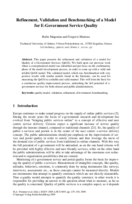 (PDF) Refinement, Validation and Benchmarking of a Model for E ...
