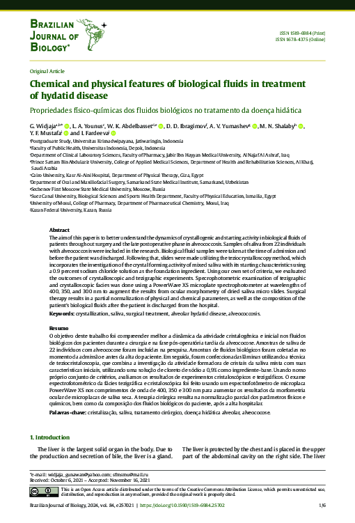 (PDF) Chemical and physical features of biological fluids in treatment ...