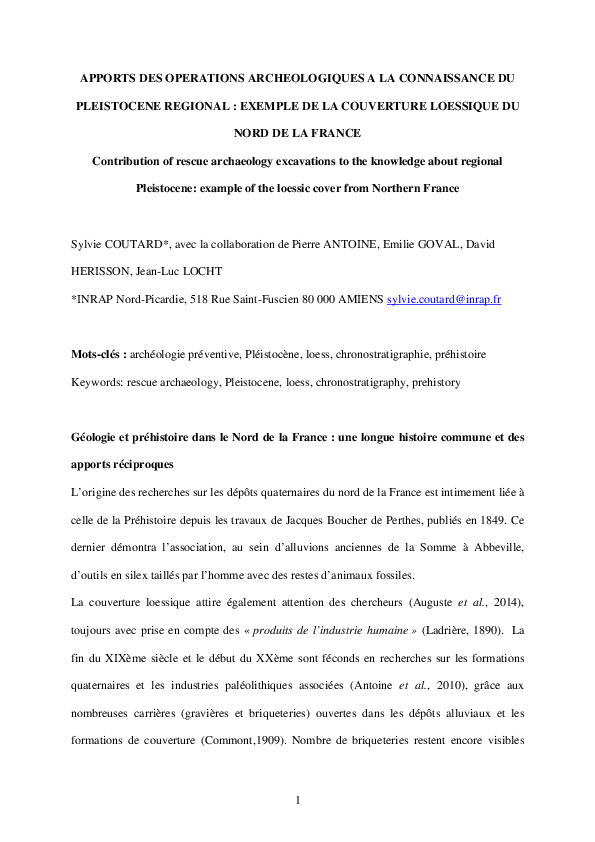 (PDF) Contribution of rescue archaeology excavations to the knowledge ...