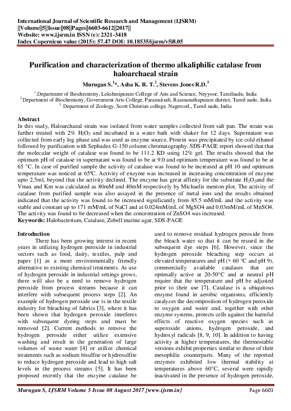 (PDF) Purification and characterization of azoreductase from ...