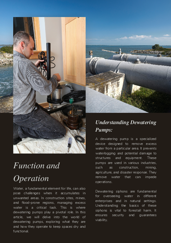 (PDF) Understanding Dewatering Pumps: Function and Operation