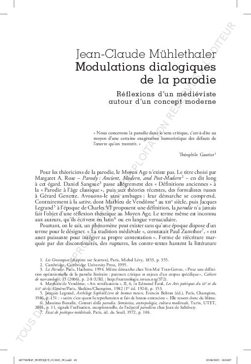 (PDF) JCM2023 Poetique PARODIE