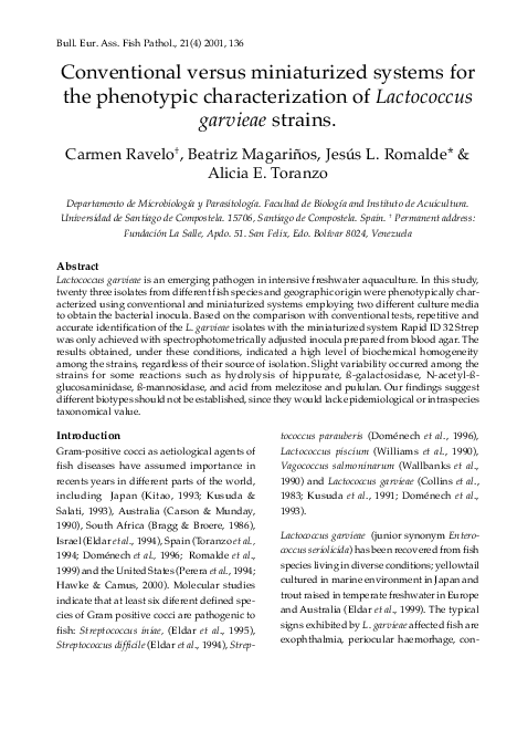 Pdf Conventional Versus Miniaturized Systems For The Phenotypic