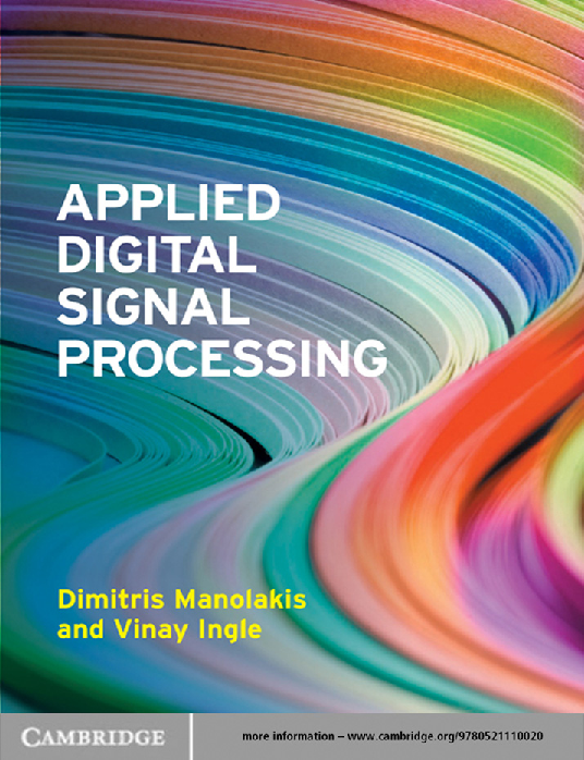 Pdf Applied Digital Signal Processing Theory And Practice Manolakis Ingle