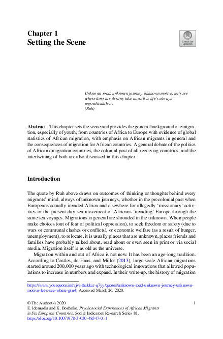 (PDF) Setting the Scene