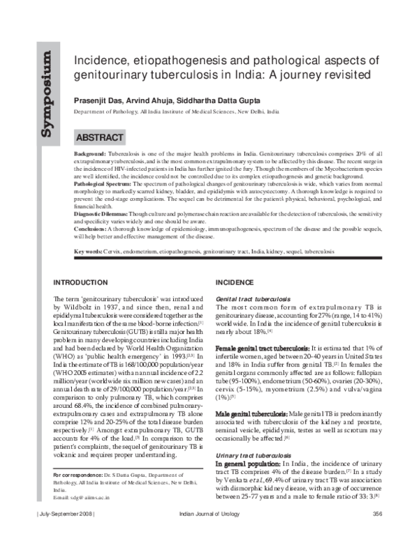 (PDF) Incidence, etiopathogenesis and pathological aspects of ...