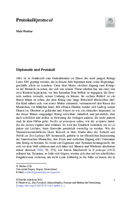(PDF) Protokoll/protocol | Niels Werber - Academia.edu